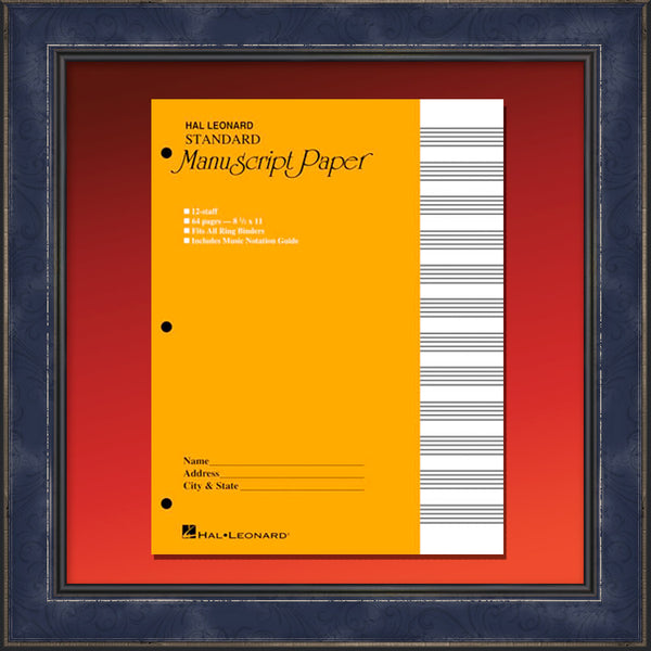 Standard Manuscript Paper ( Yellow Cover) - Wild Acoustic Music Co