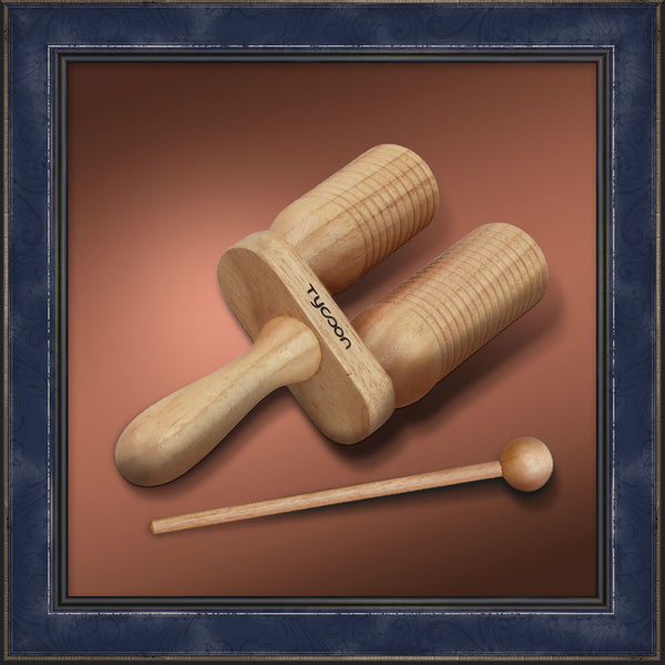 Two Tone Wood Block - Wild Acoustic Music Co